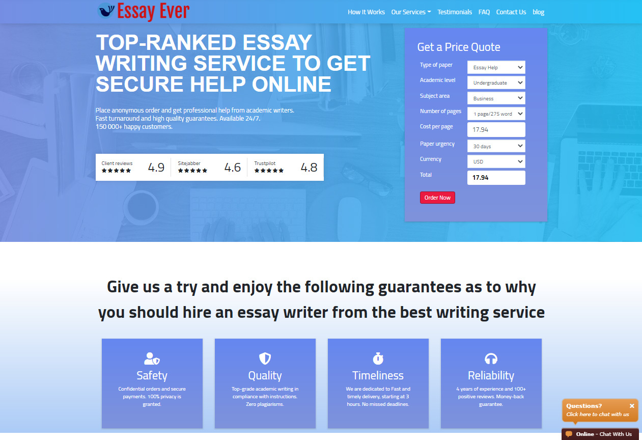 5 New Essay Writing Services That Deserve A Chance | 2021's Freshest