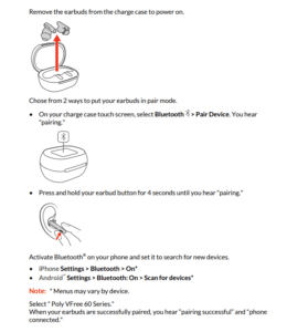 Poly Voyager Free 60+ | Pairing & Troubleshooting