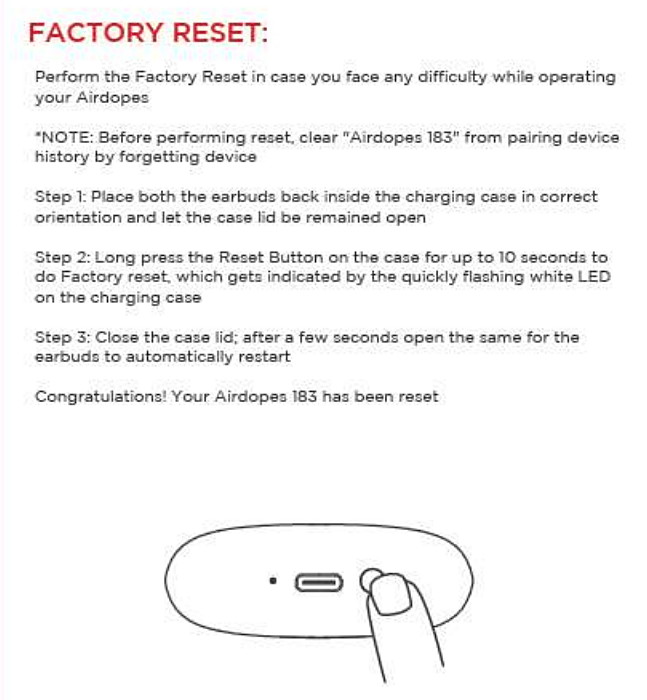 boAt Airdopes 183 Manual | Pairing & Charging Guide