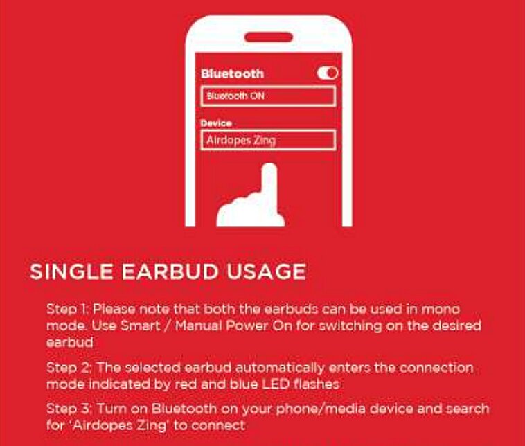 boAt Airdopes Zing Manual | Step-by-step User Guide