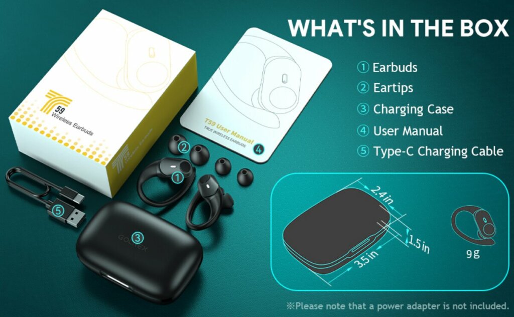 GOLREX T59 Manual | Pairing & Charging Guide