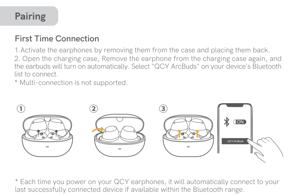 QCY ArcBuds Manual | How Can You Use These Earbuds?