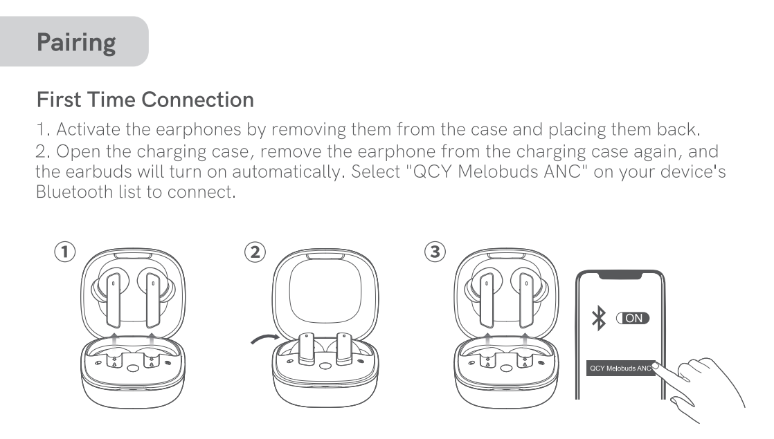 QCY MeloBuds ANC Manual | Pairing & Troubleshooting