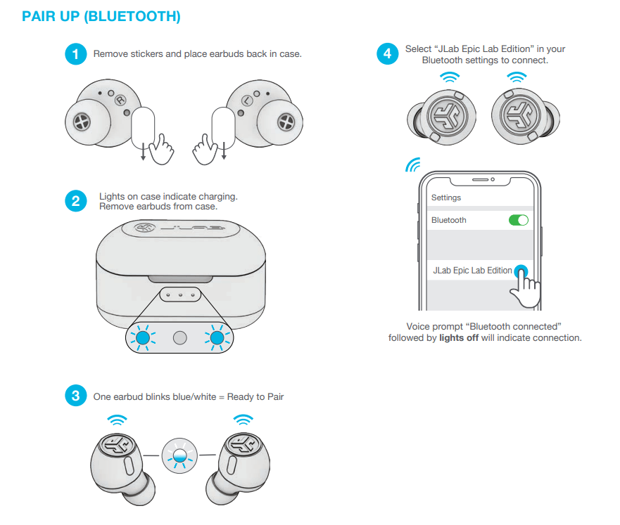 JLab Epic Lab Edition Manual | Step-by-step User Guide